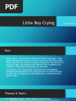 Little Boy Crying by Mervyn Morris | PDF | Poetry | Disciplines