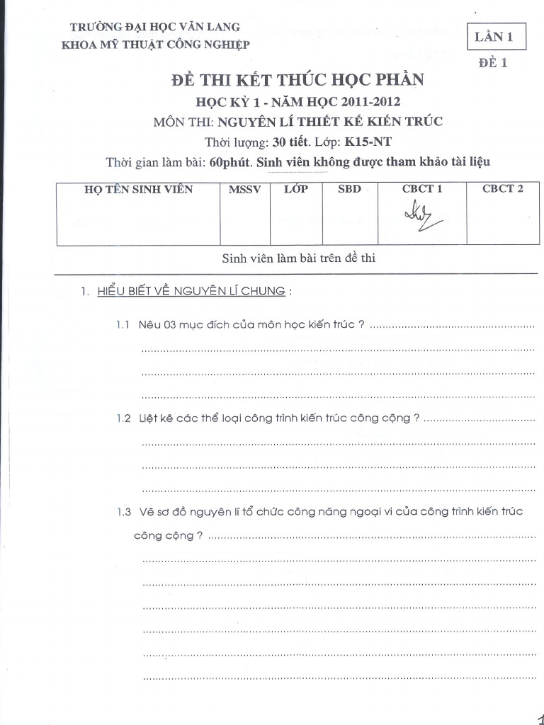 Nguyen Ly Thiet Ke Kien Truc | PDF