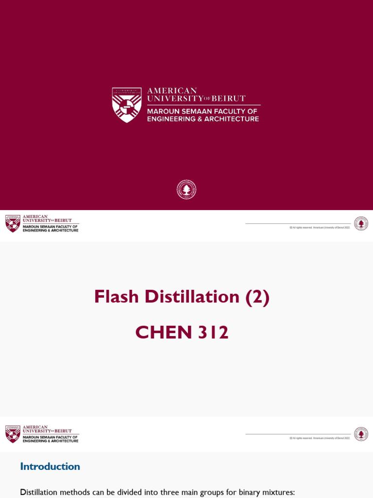Separation-Chapter 2 FD 260123 v. 2 | PDF | Distillation | Vapor