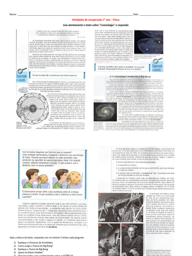 Física 1 Ano | PDF