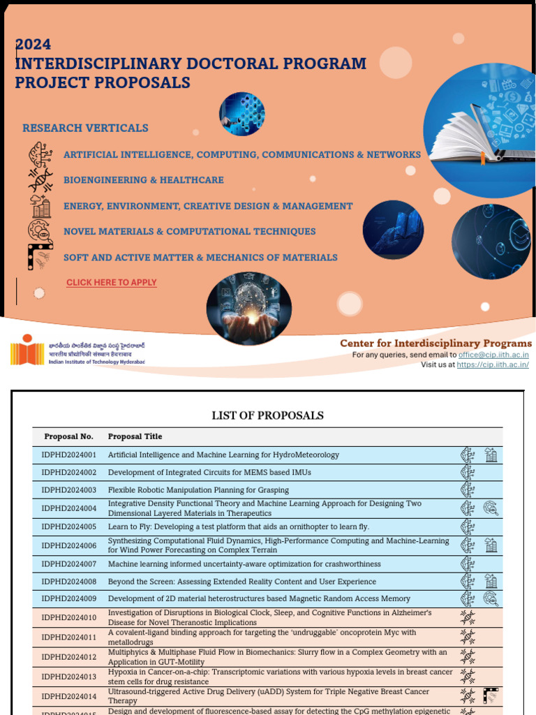 ID - PHD - Project Proposal - 2024 | PDF | Machine Learning ...