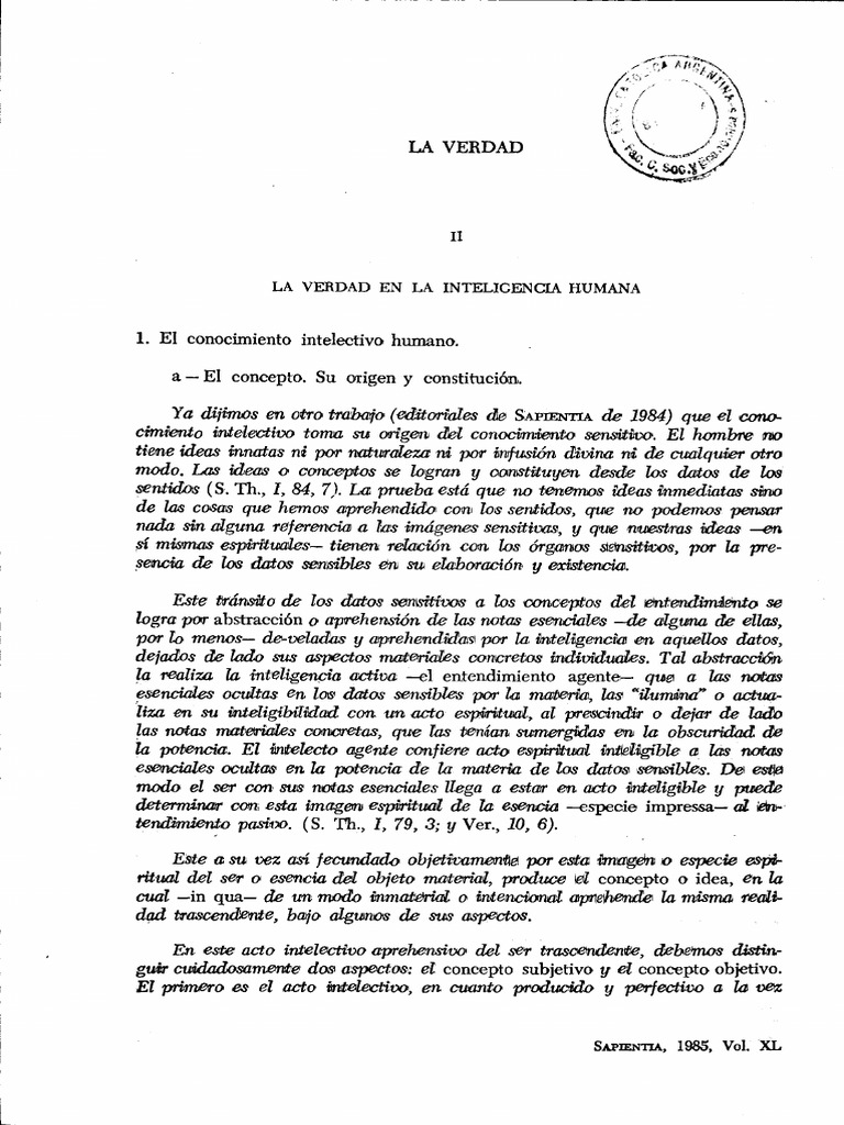 Verdad II Verdad Inteligencia | PDF | Verdad | Realidad