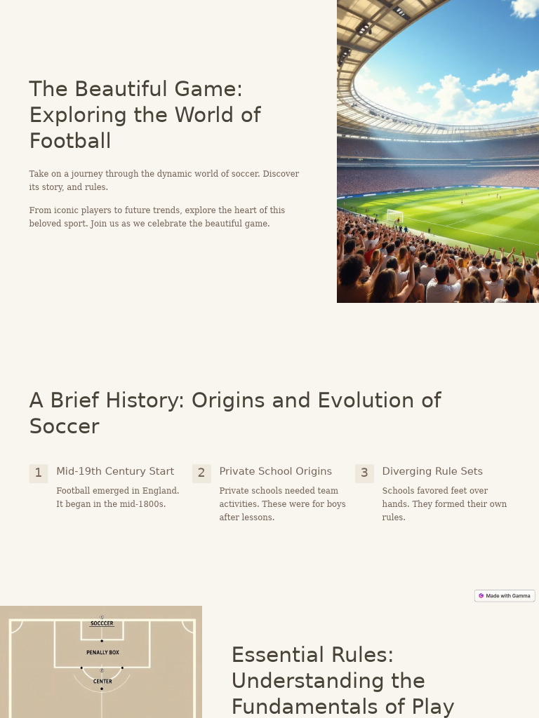 The Beautiful Game Exploring The World of Football | PDF | Association ...