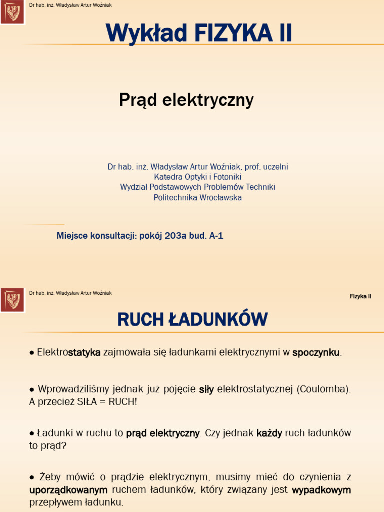 II 2 Prad Elektryczny | PDF