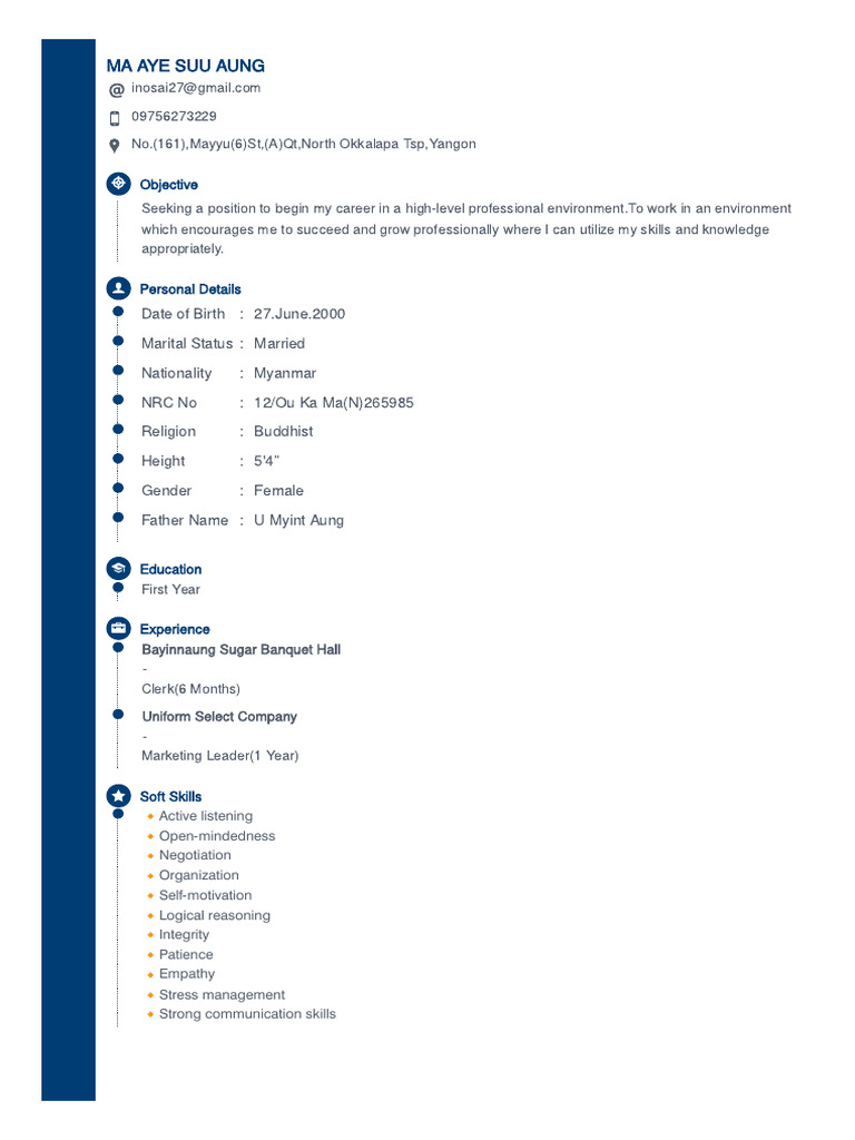 Ma Aye Suu Aung | PDF