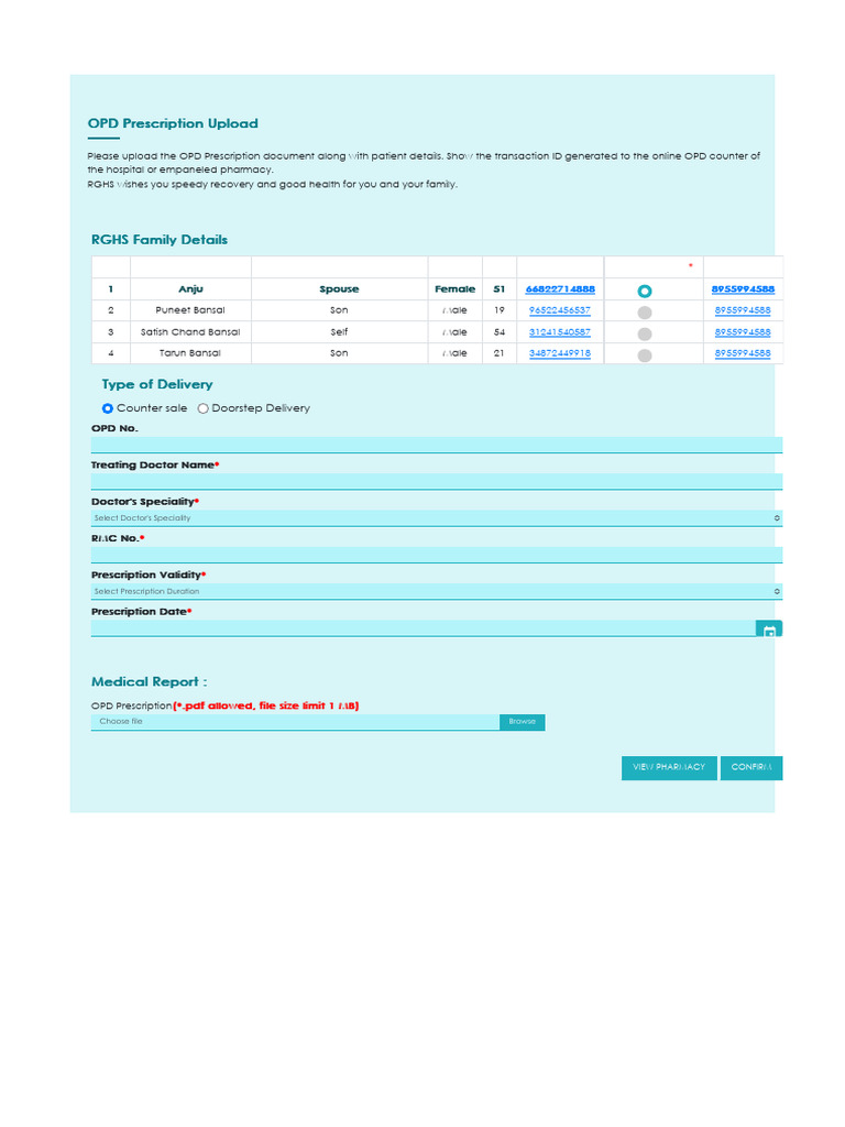 OPD Prescription Upload Instructions | PDF | Medical Prescription | Pharmaceutical Sciences