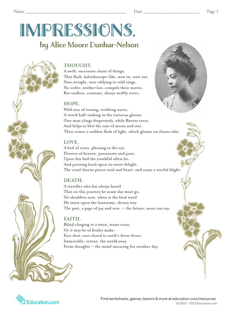 Analyzing Poetry Impressions | PDF | Poetry