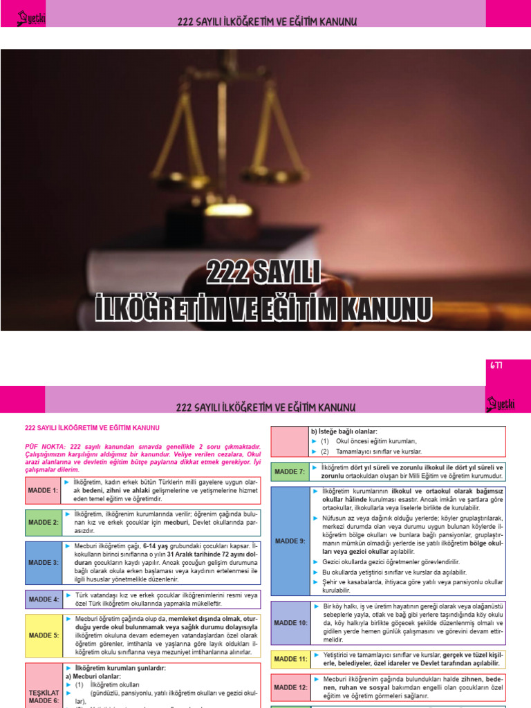 Ags 222 Sayili Kanun | PDF