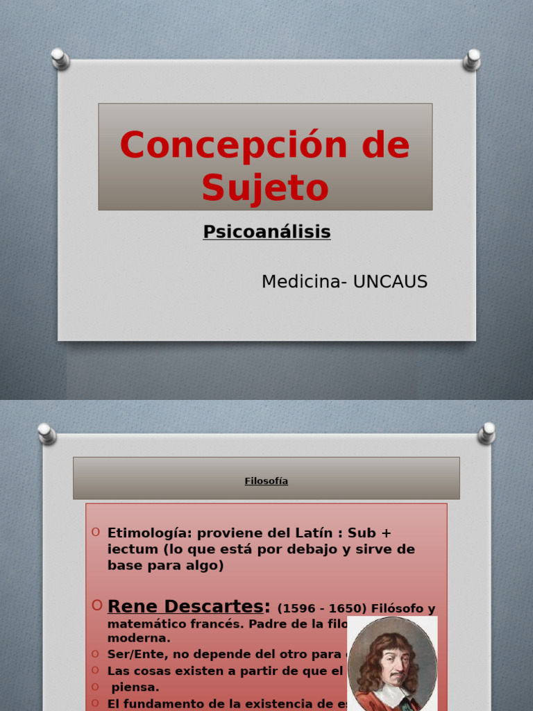 Sujeto | PDF | Hipnosis | Psicoanálisis