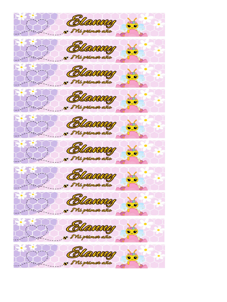 Etiquetas Elanny | PDF