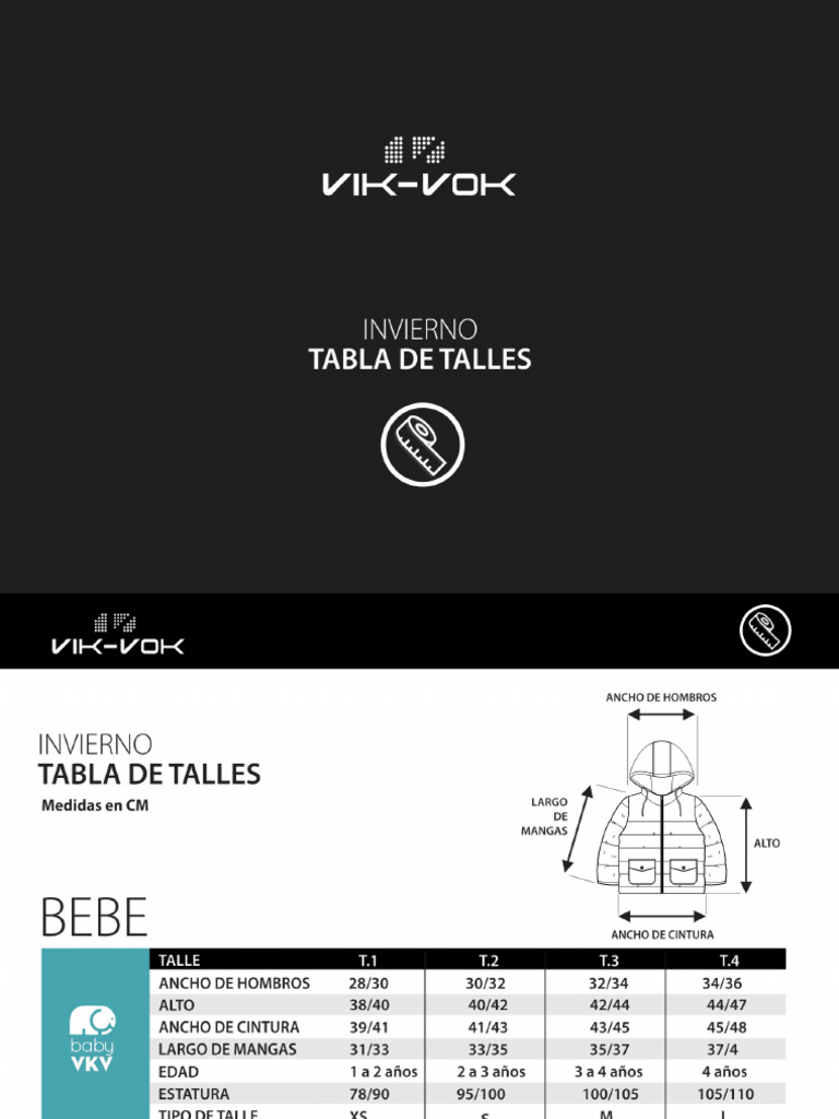 Tabla de Talle | PDF