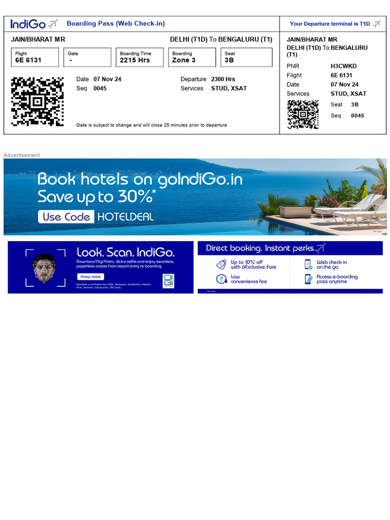 Boarding Pass | PDF