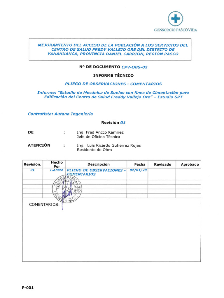 Cpv-Obs-002-Rev 1 | PDF