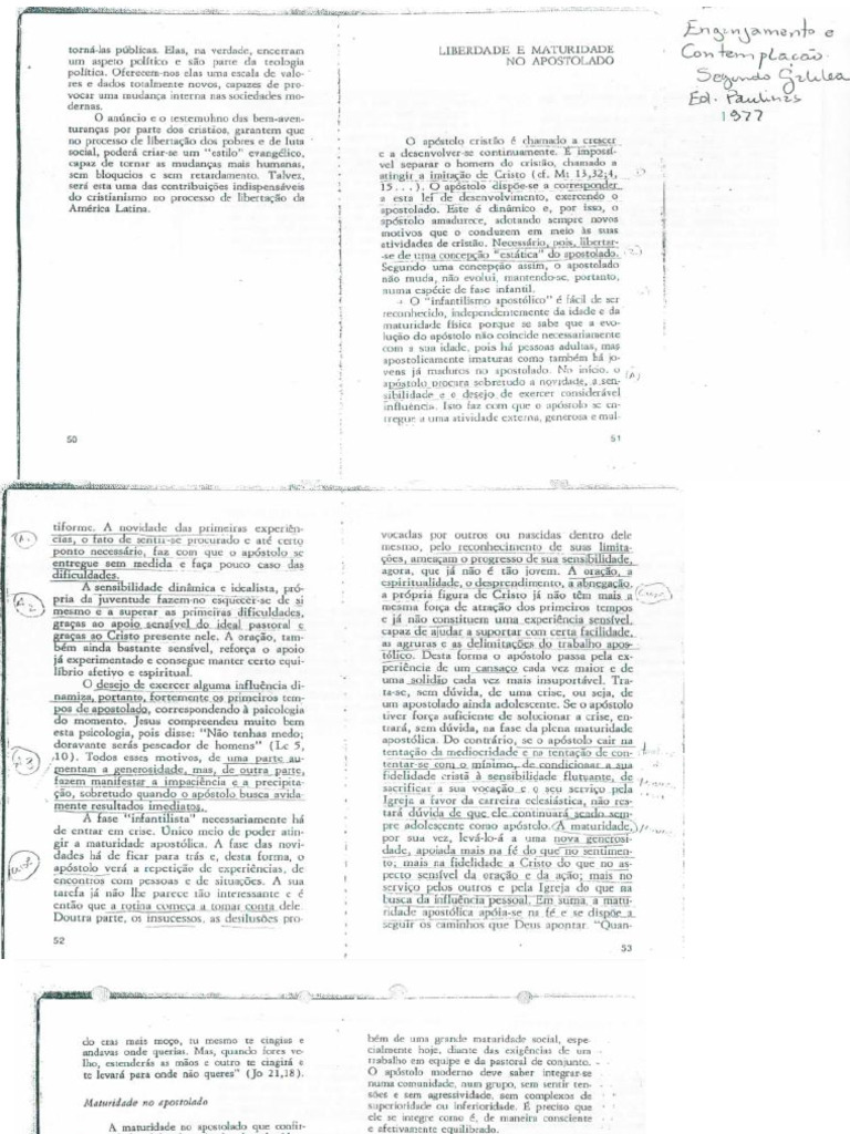 Liberdade e Maturidade No Apostolado Editado | PDF