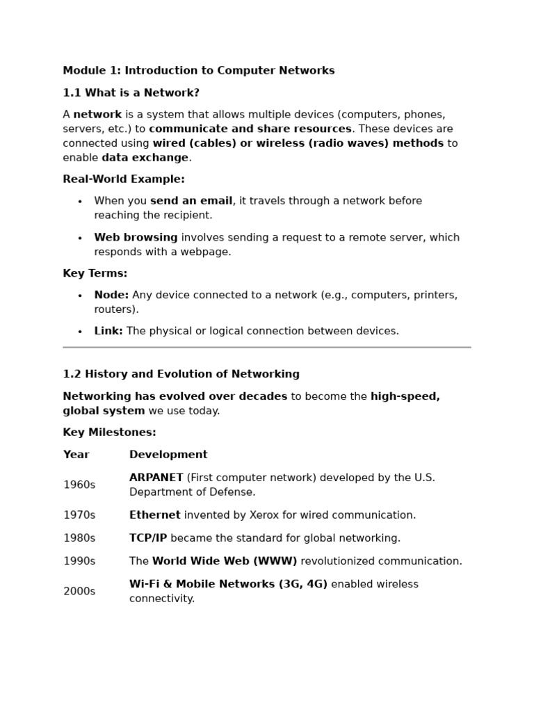 Networking Fundamentals | PDF | Computer Network | Internet Protocol Suite