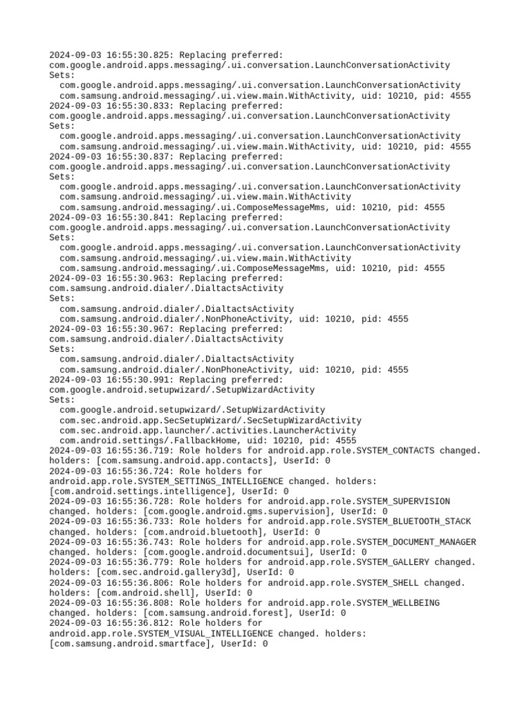 Pm Debug Info | PDF | Android (Operating System) | Mobile Software