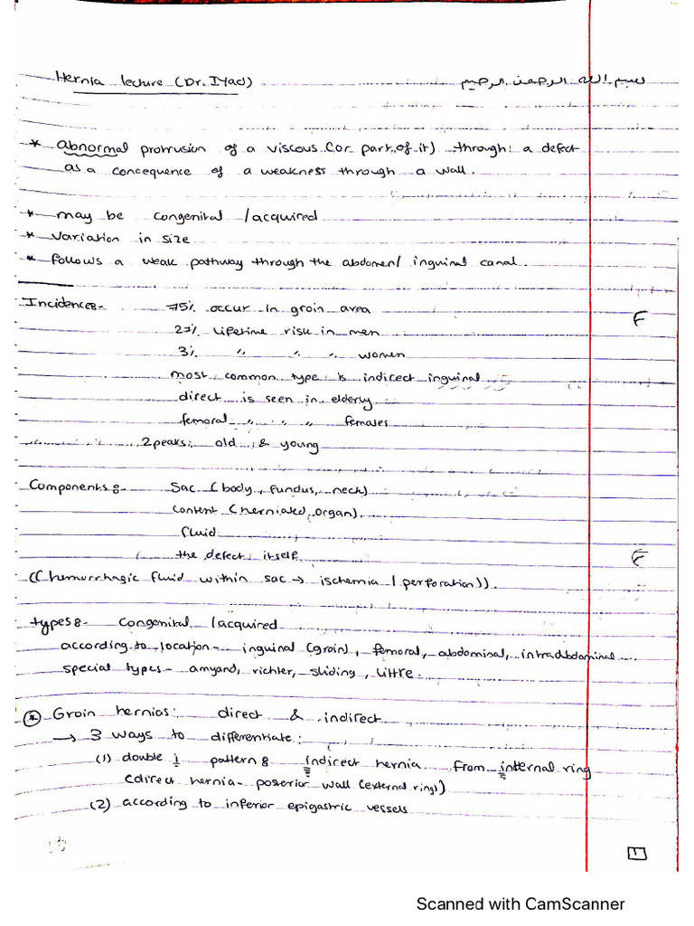 HERNIA DR Iyad - Sarah | PDF