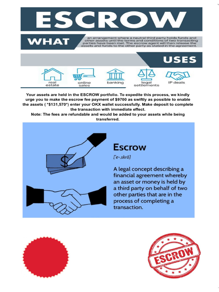 Escrow Document | PDF