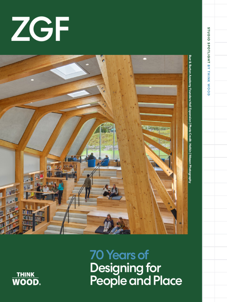 ZGF: 70 Years of Innovative Timber Design | PDF | Wood | Lumber