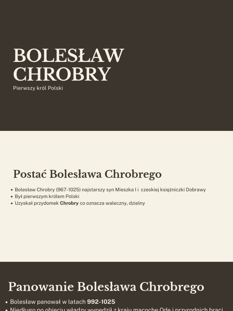 Chrobry Tutaj Zamieść Tytuł | PDF