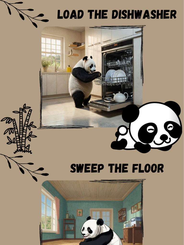 Panda and Action Verbs | PDF