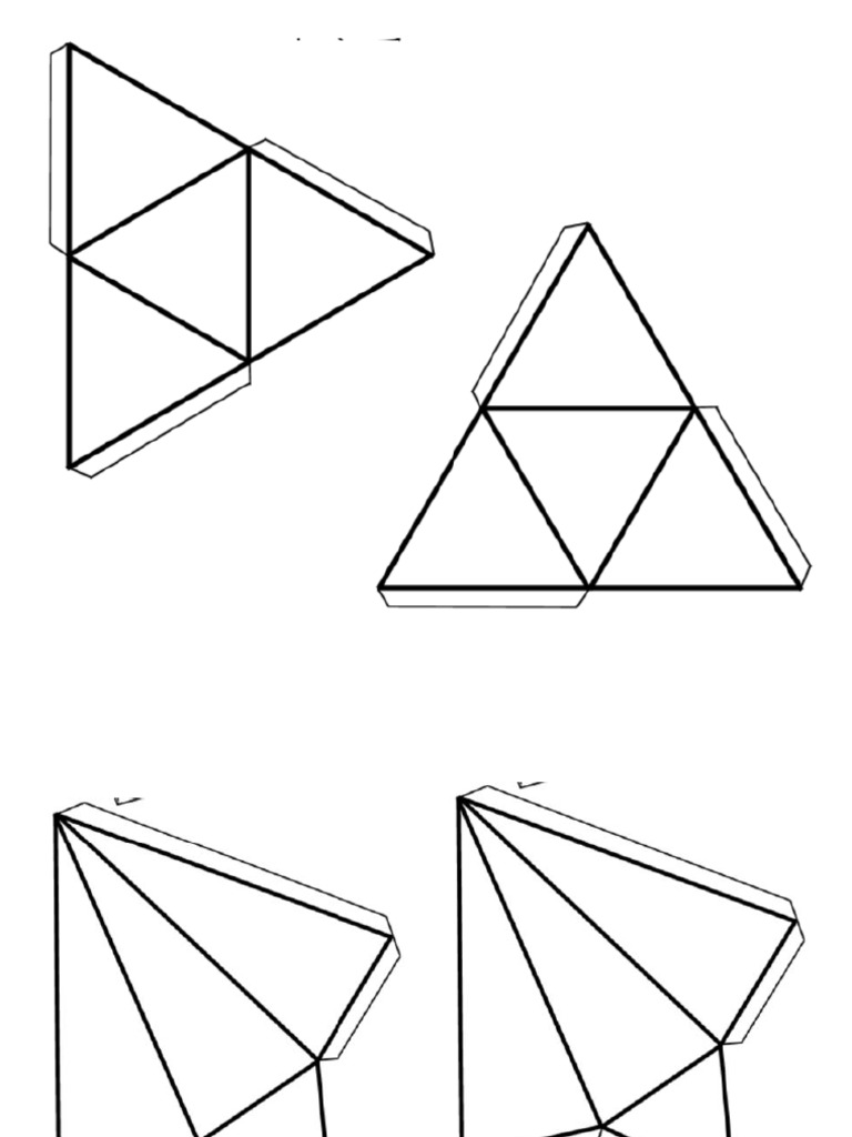 Prismas y Piramides para Armar | PDF