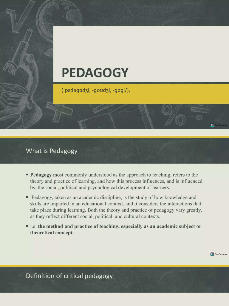 Pedagogy 2 1 | PDF