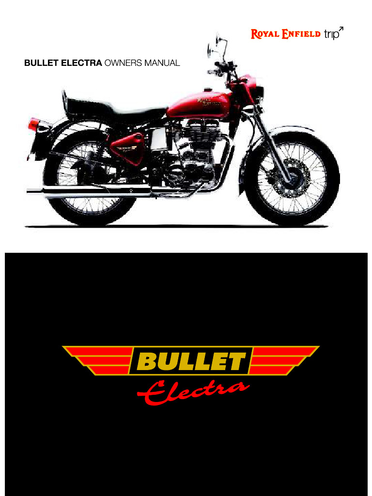 Royal Enfield Bullet Electra Motorcycle Owner's Manual PDF | PDF ...