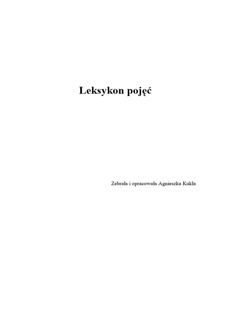 Silo - Tips Leksykon Poj Psychologiczno Pedagogicznych | PDF
