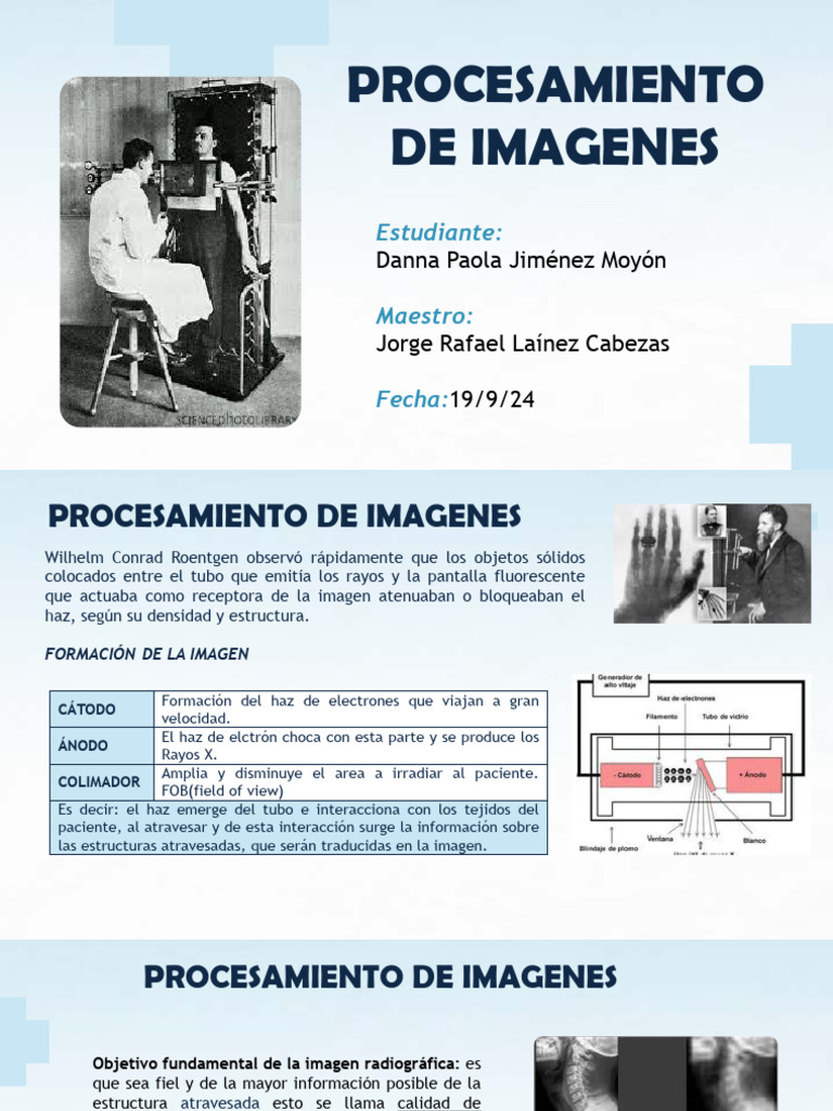 Partes del Fluoroscopio y su Función | PDF | Rayo X
