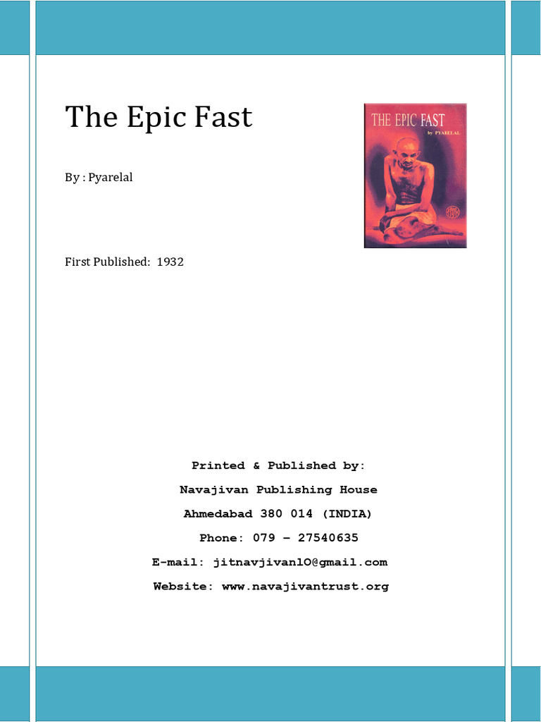 epic_fast | PDF | Mahatma Gandhi | Dalit