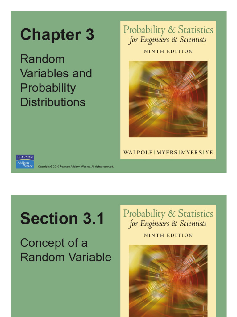 ES209 LESSON 3 Random Variable | PDF | Probability Distribution | Random Variable