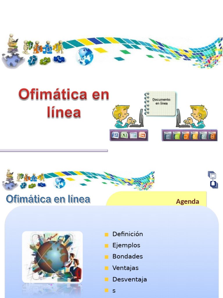 Ofimática en Linea Exposición | PDF | Internet | web 2.0