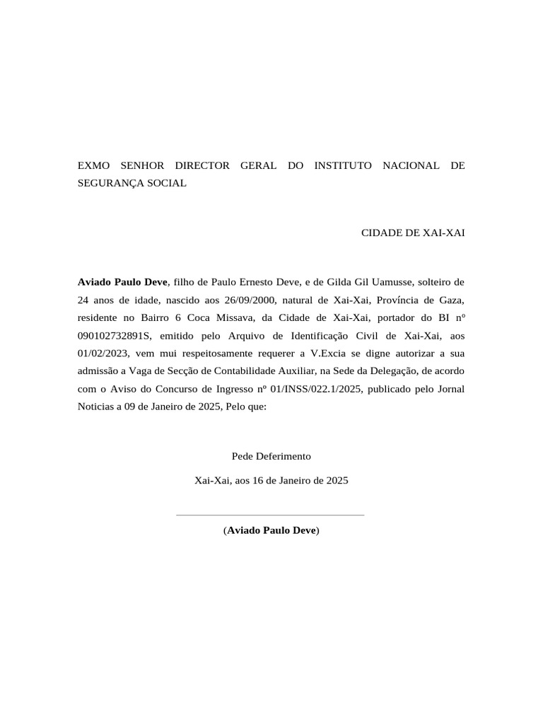 Requerimento Aviado | PDF