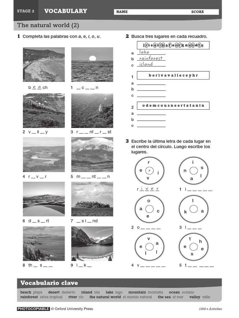 Stage 2 The Natural World 2 | PDF | Ciencias de la Tierra | Geografía ...