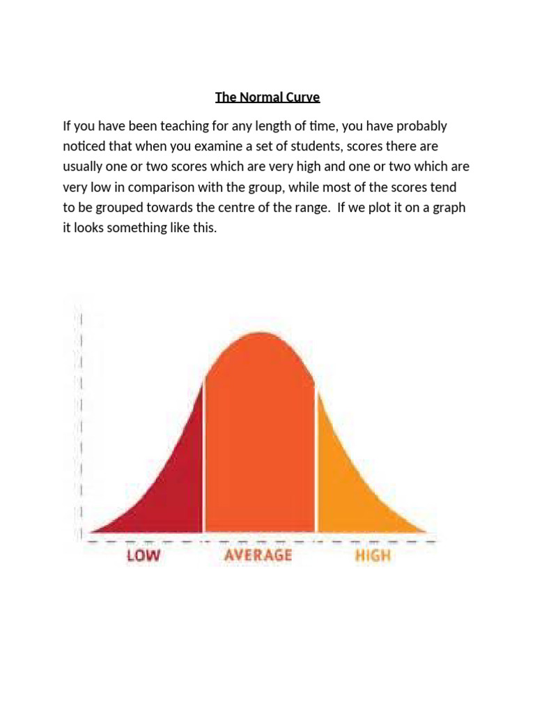 Understanding the Normal Curve and Standard Deviation | PDF | Standard ...