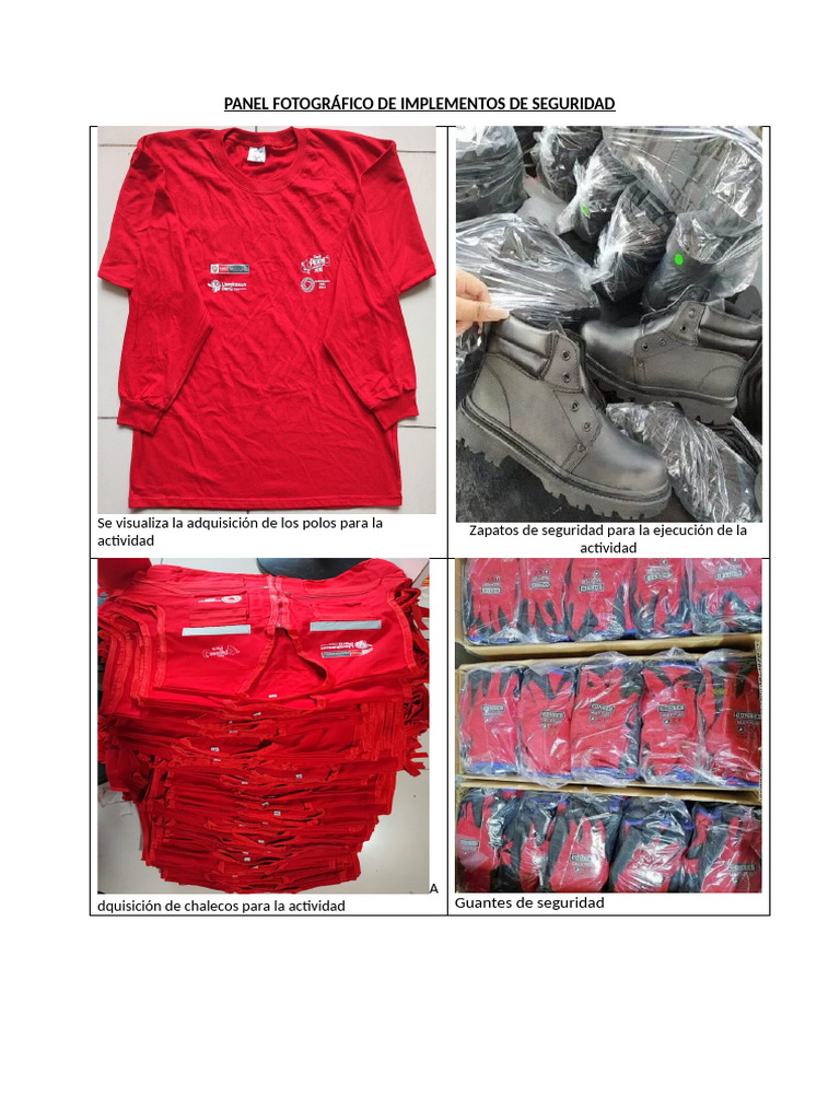 Implementos de Seguridad | PDF