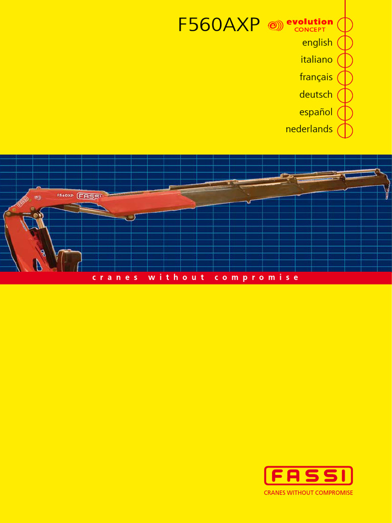Ficha Tecnica Fassi F560 | PDF