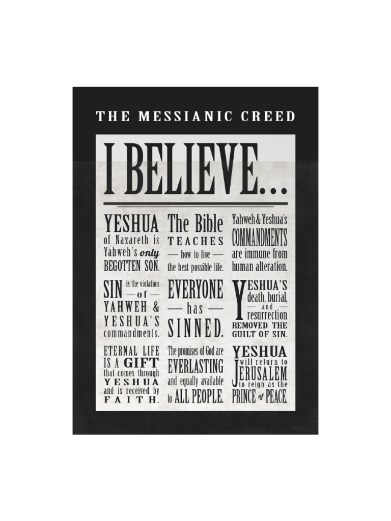 Messianic Creed | PDF