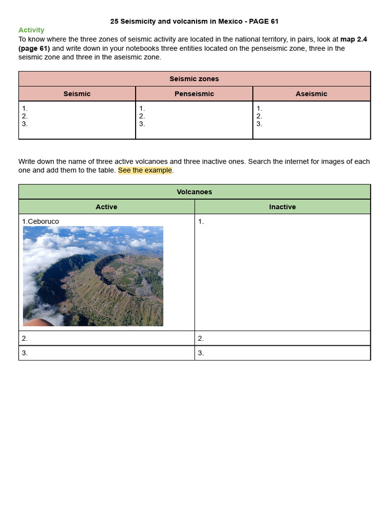 25 Seismicity and volcanism in Mexico - PAGE 61 | PDF | Volcano | Plate ...