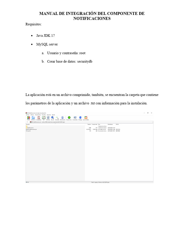 Manual de Integración Del Componente de Notificaciones | PDF | Archivo ...