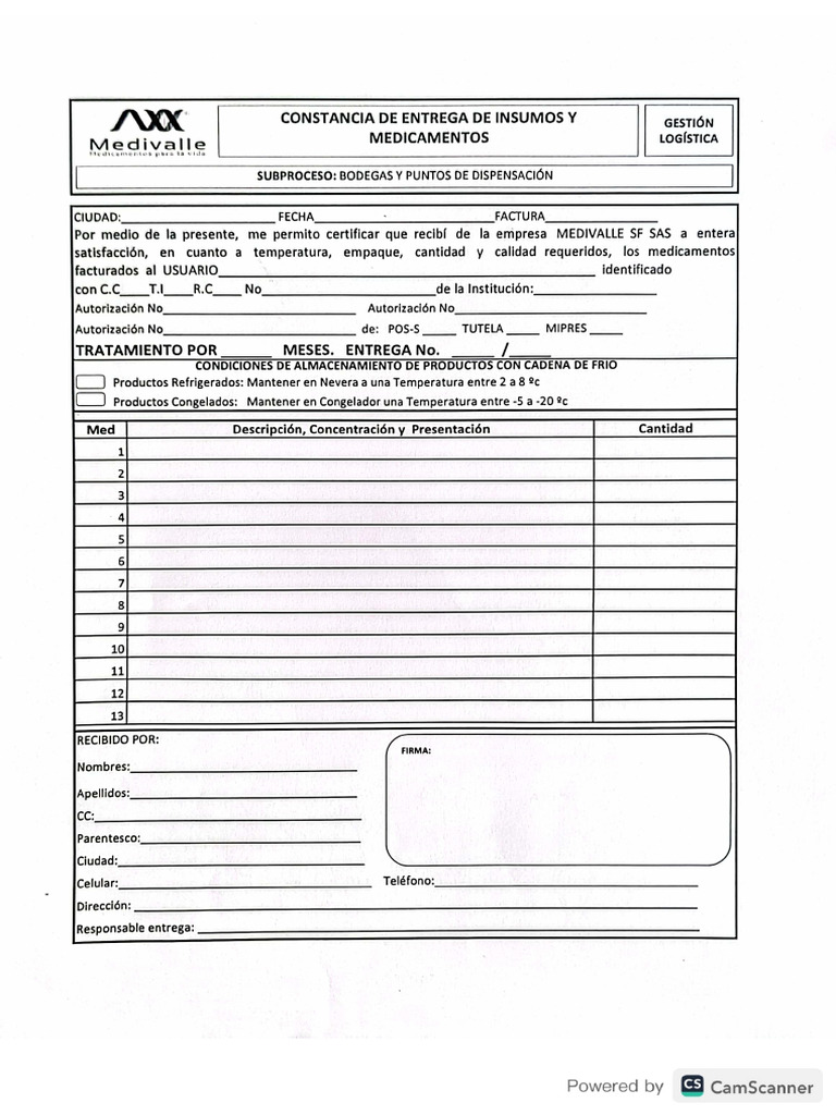 Formato Acta de Entrega Manual | PDF