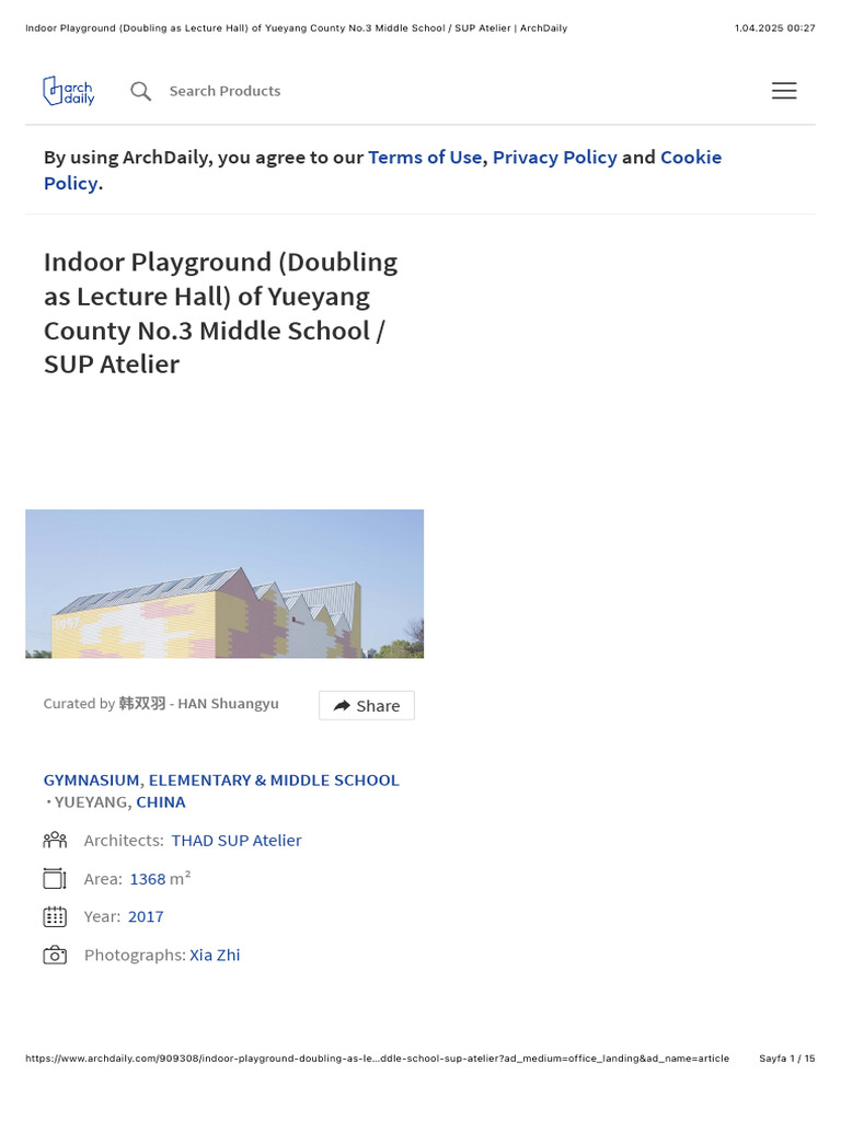 Indoor Playground and Lecture Hall Design | PDF | Ventilation ...
