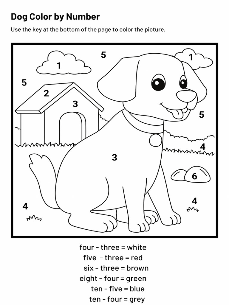 Subtraction Homework | PDF