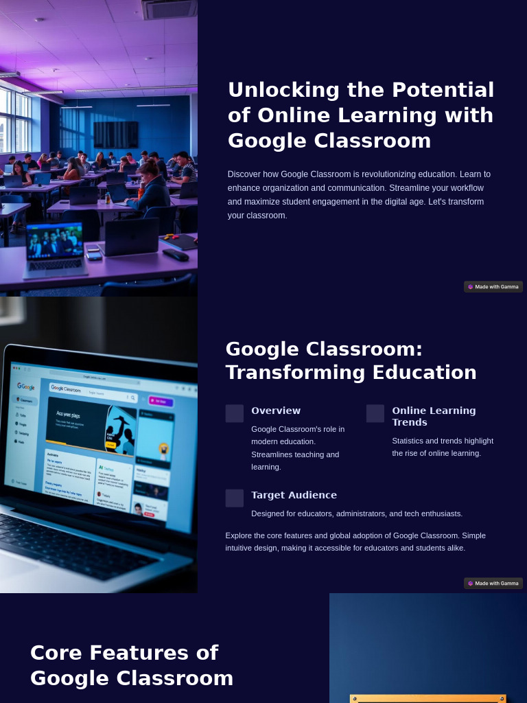 Google Classroom: Revolutionizing Online Education | PDF | Educational ...