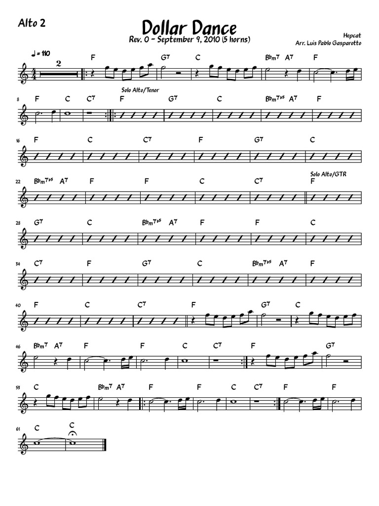 Dollar_Dance-Alto_2 | PDF