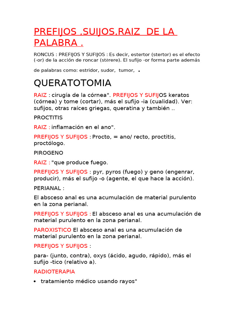 PREFIJOS | PDF