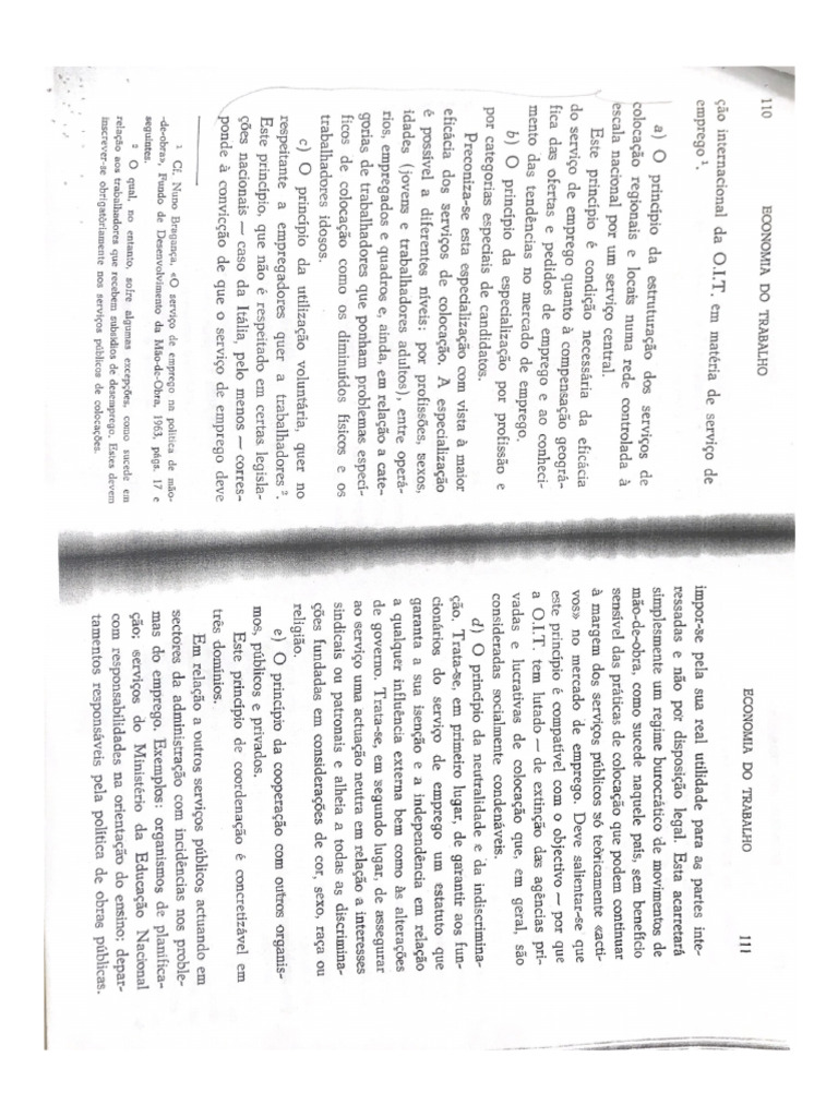 Contin. Capitulo 2 Econo. Trabalho | PDF