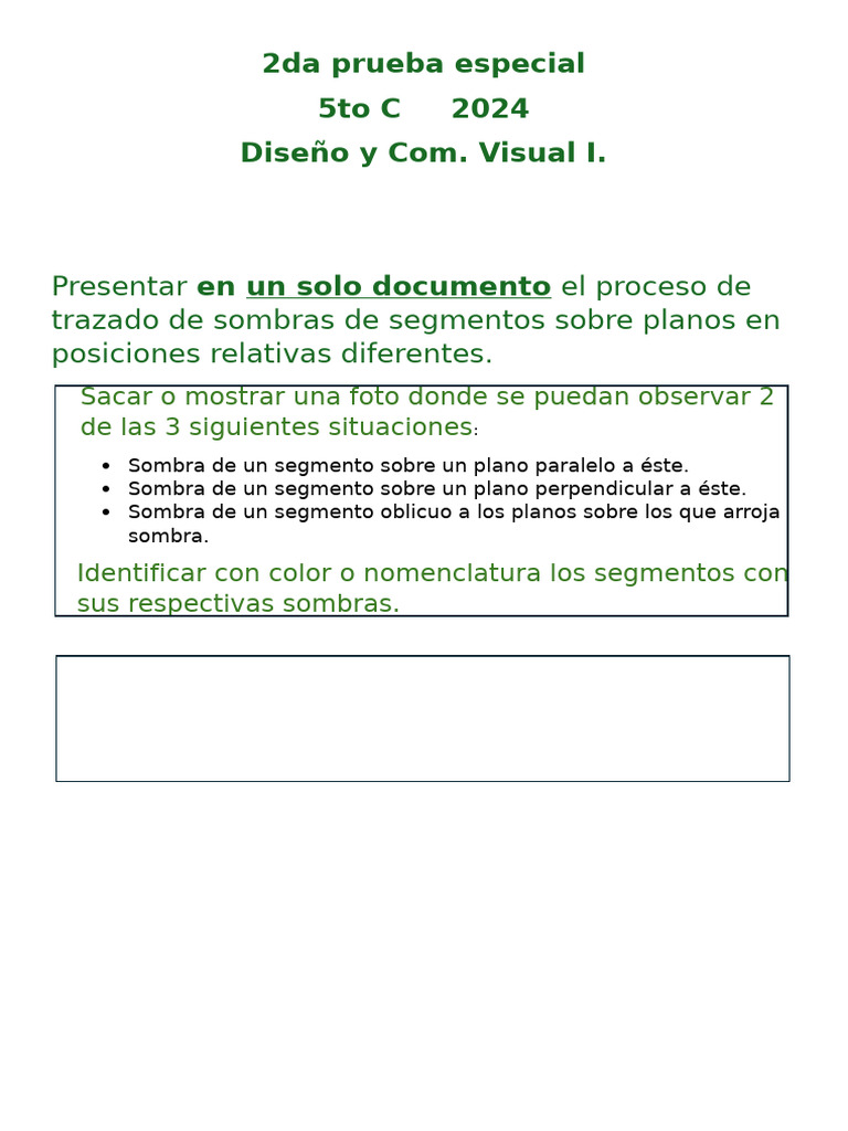 2da Prueba Especial+editada | PDF