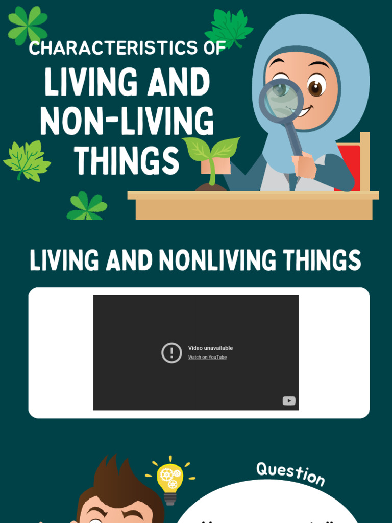 Living and Nonliving Things, Natural Science, 4th Grade | PDF | Life ...